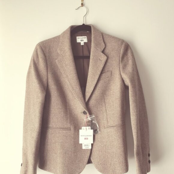 Uniqlo | Jackets & Coats | Uniqlo Ines De La Fressange Tweed Jacket | Poshmark